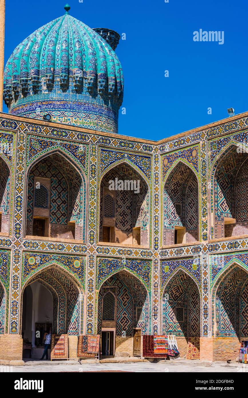 Architecture of Registan Stock Photo - Alamy