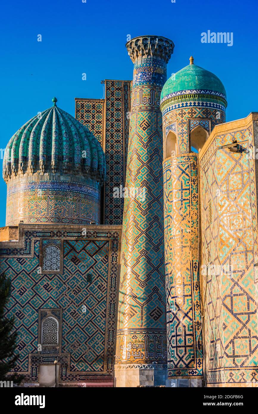 Architecture of Registan Stock Photo - Alamy