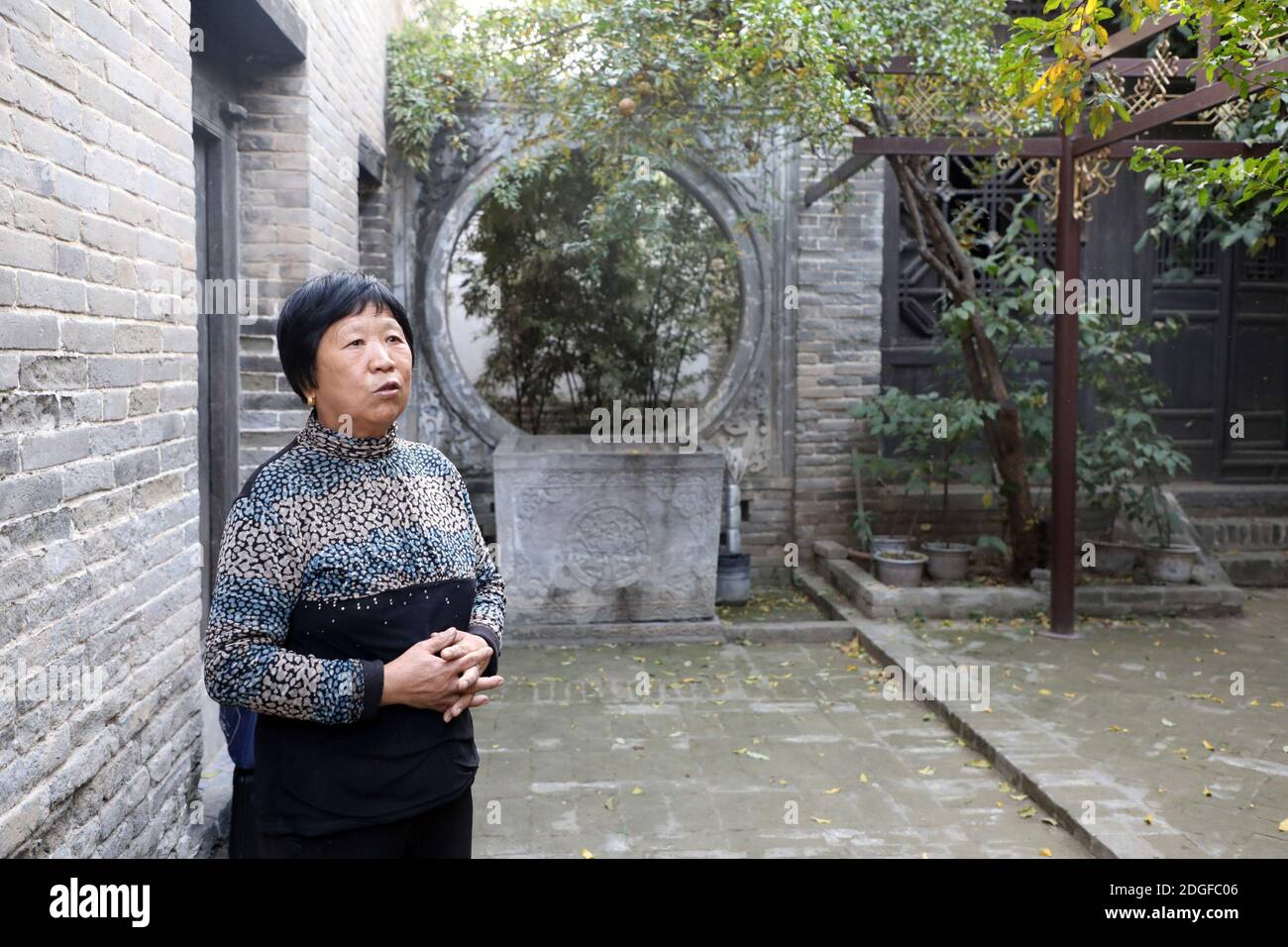A courtyard in the Qing Dynasty named the Qin Family is well-preserved ...