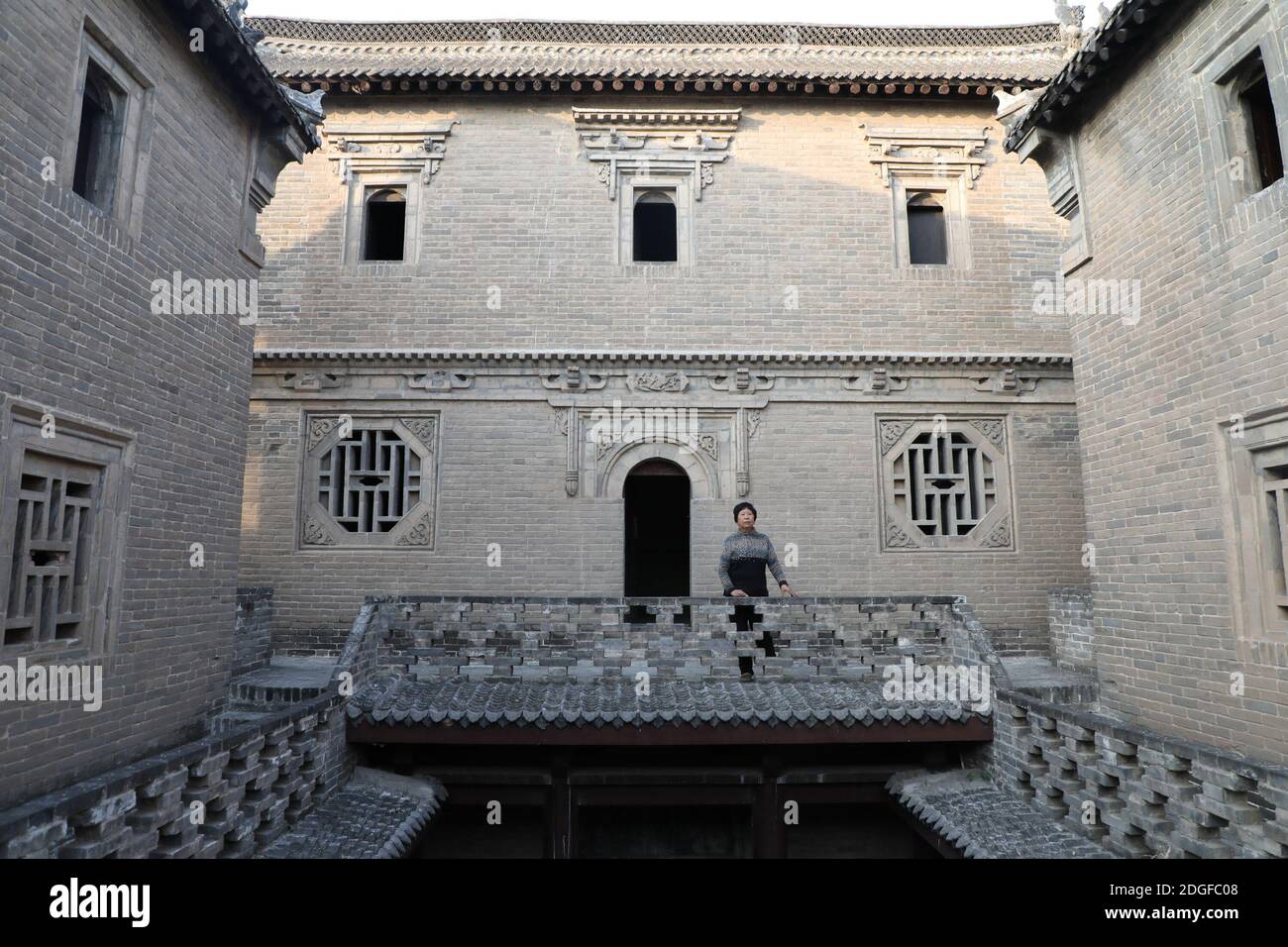 A courtyard in the Qing Dynasty named the Qin Family is well-preserved ...