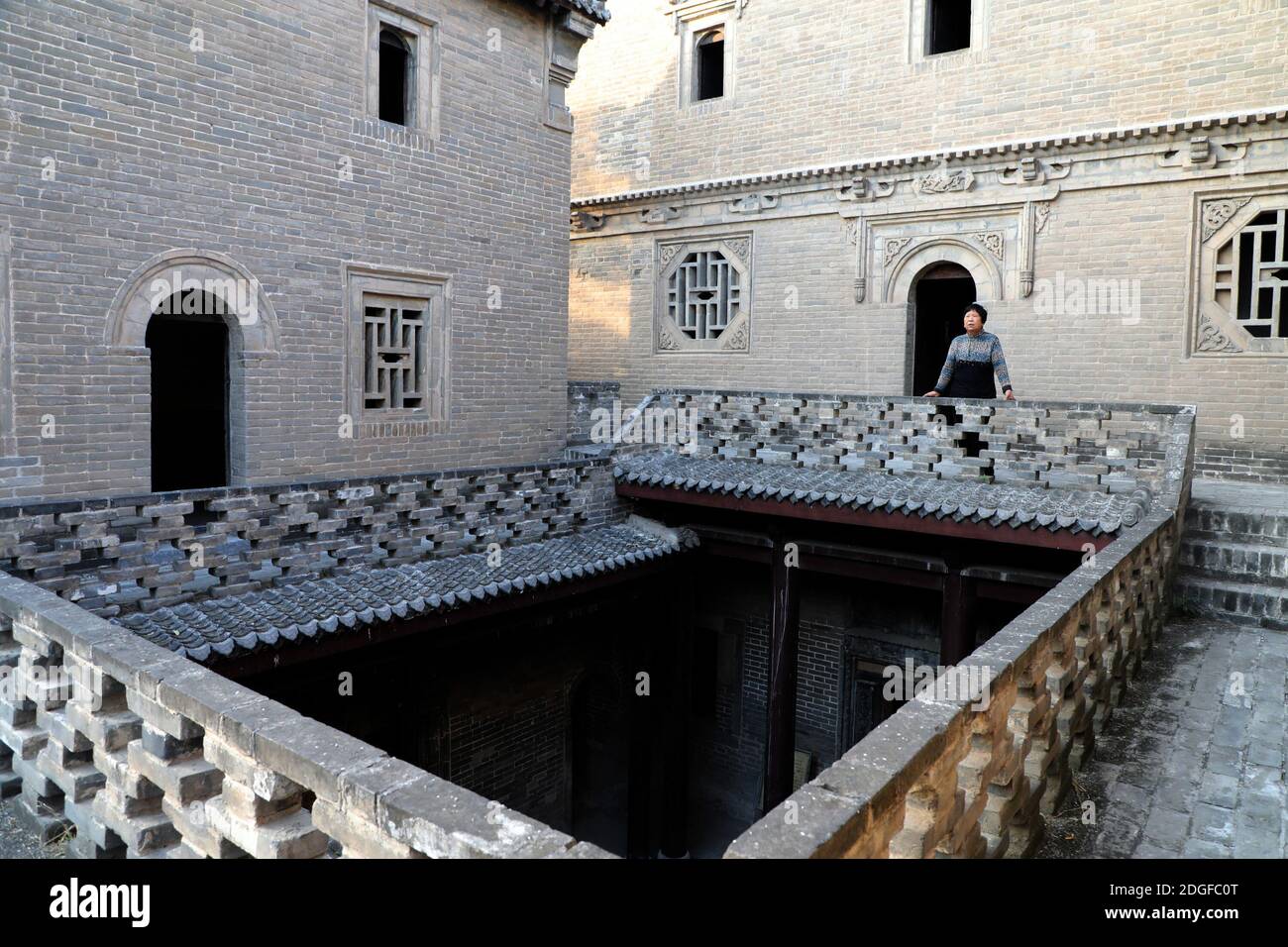 A courtyard in the Qing Dynasty named the Qin Family is well-preserved ...