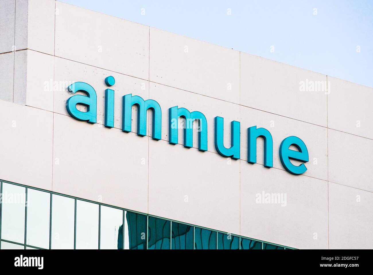 Sep 21, 2020 Brisbane / CA / USA - Aimmune logo at their Silicon Valley ...
