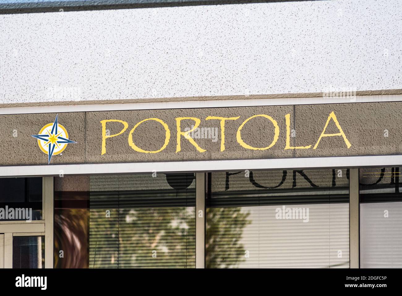 Sep 21, 2020 South San Francisco / CA / USA - Portola logo at their ...