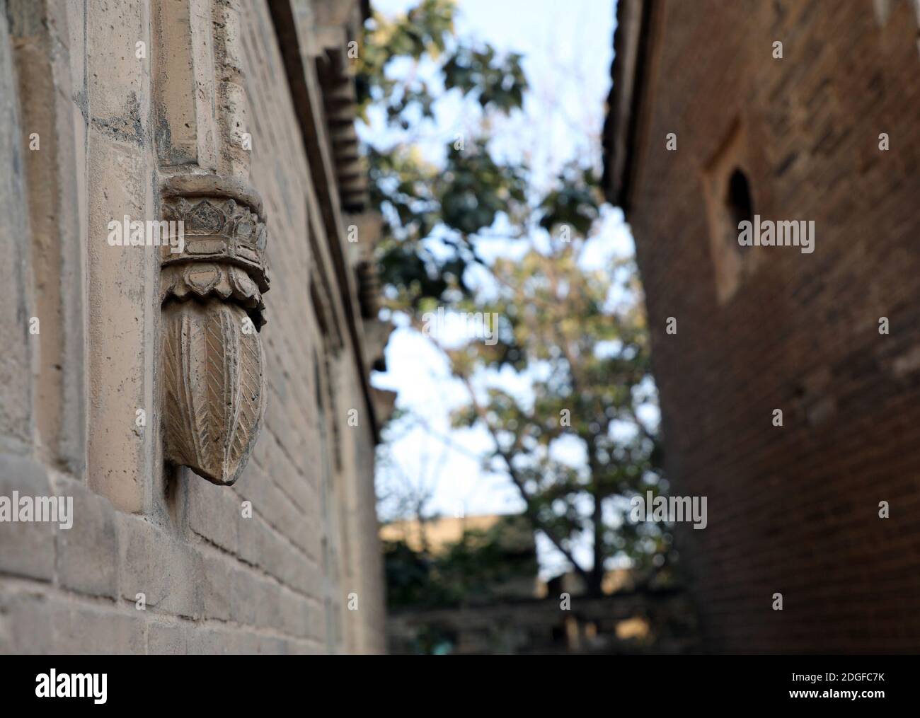 A courtyard in the Qing Dynasty named the Qin Family is well-preserved ...