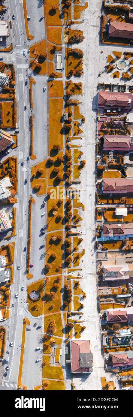 Overhead view of road map hi-res stock photography and images - Alamy