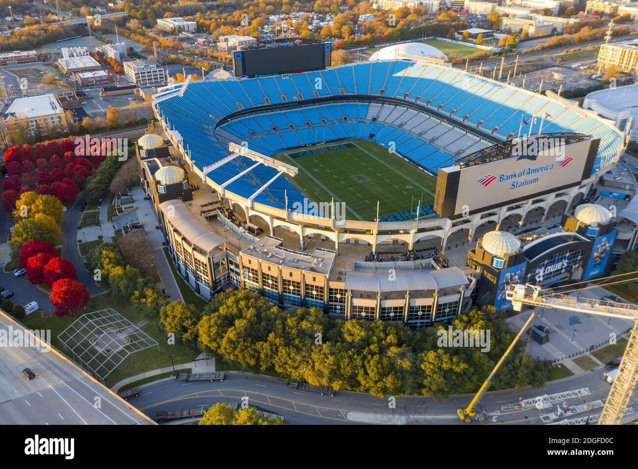 Aerial Views Of The City Of Charlotte, North Carolina Stock Photo - Alamy