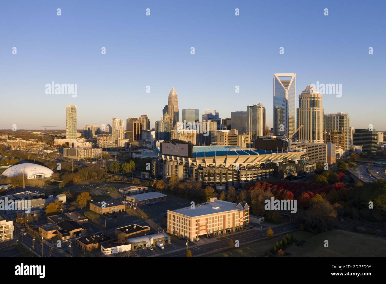Aerial Views Of The City Of Charlotte, North Carolina Stock Photo - Alamy