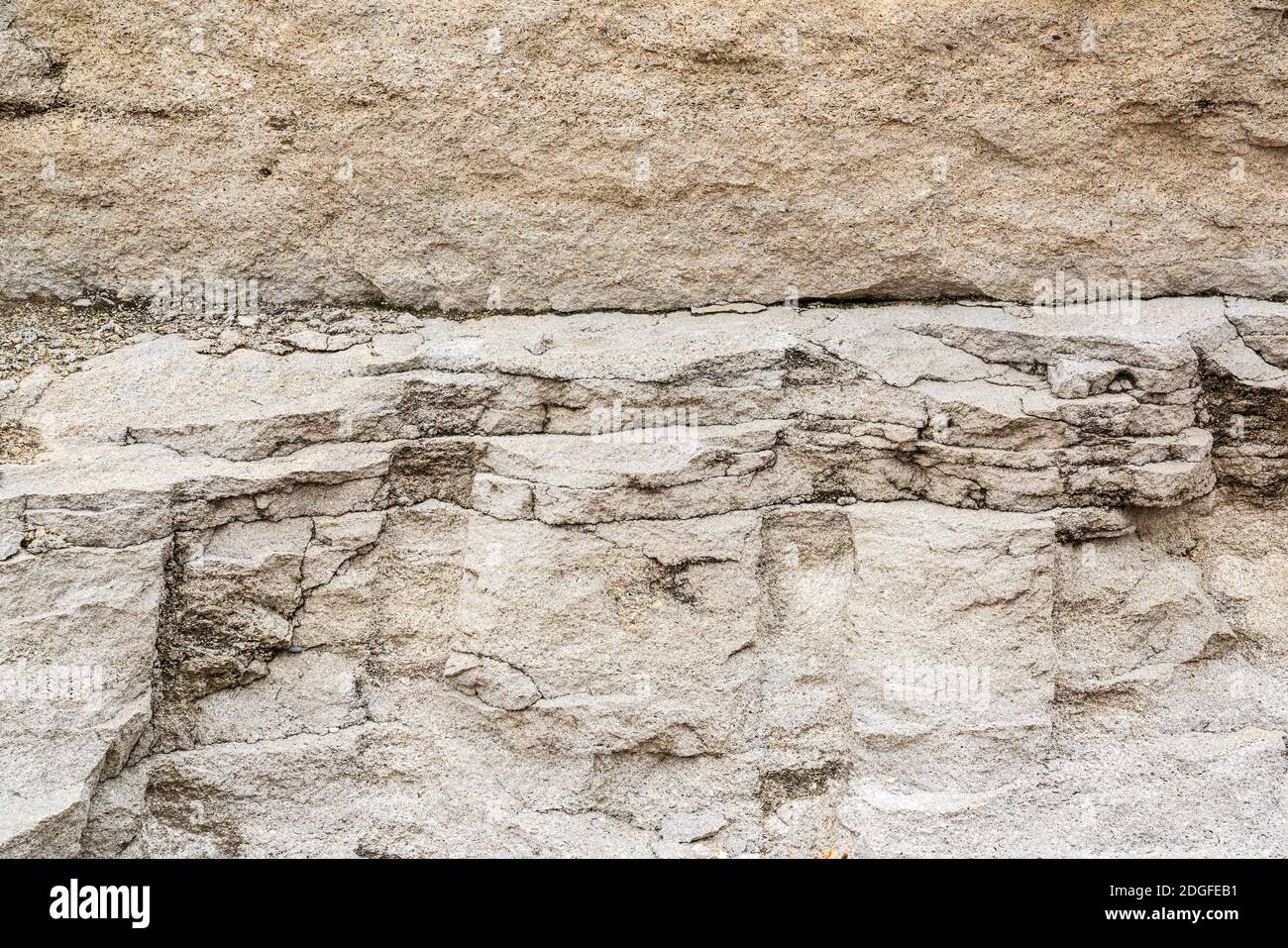 Sedimentary rock layers texture background Stock Photo - Alamy