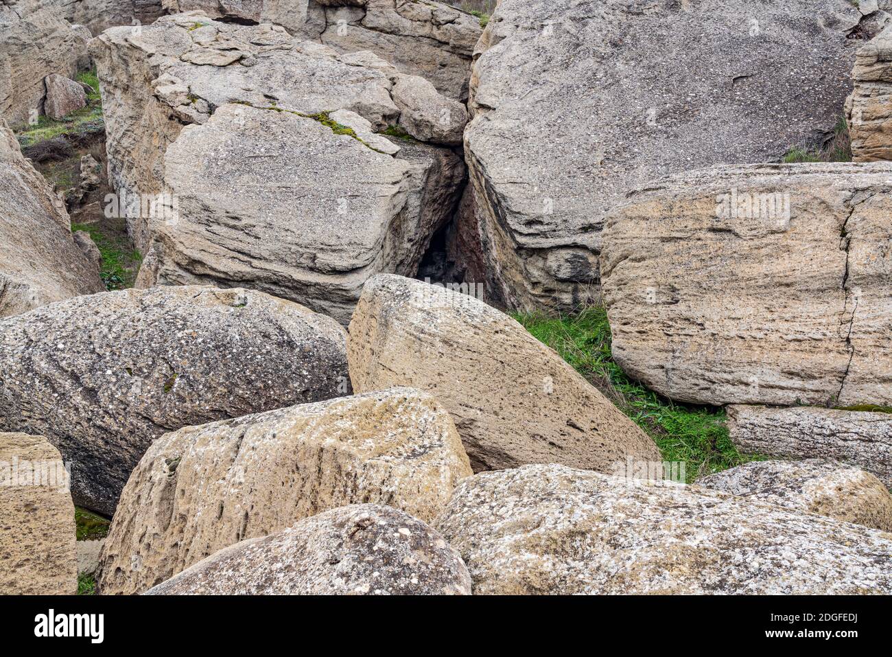 Huge boulders in the mountains Stock Photo - Alamy
