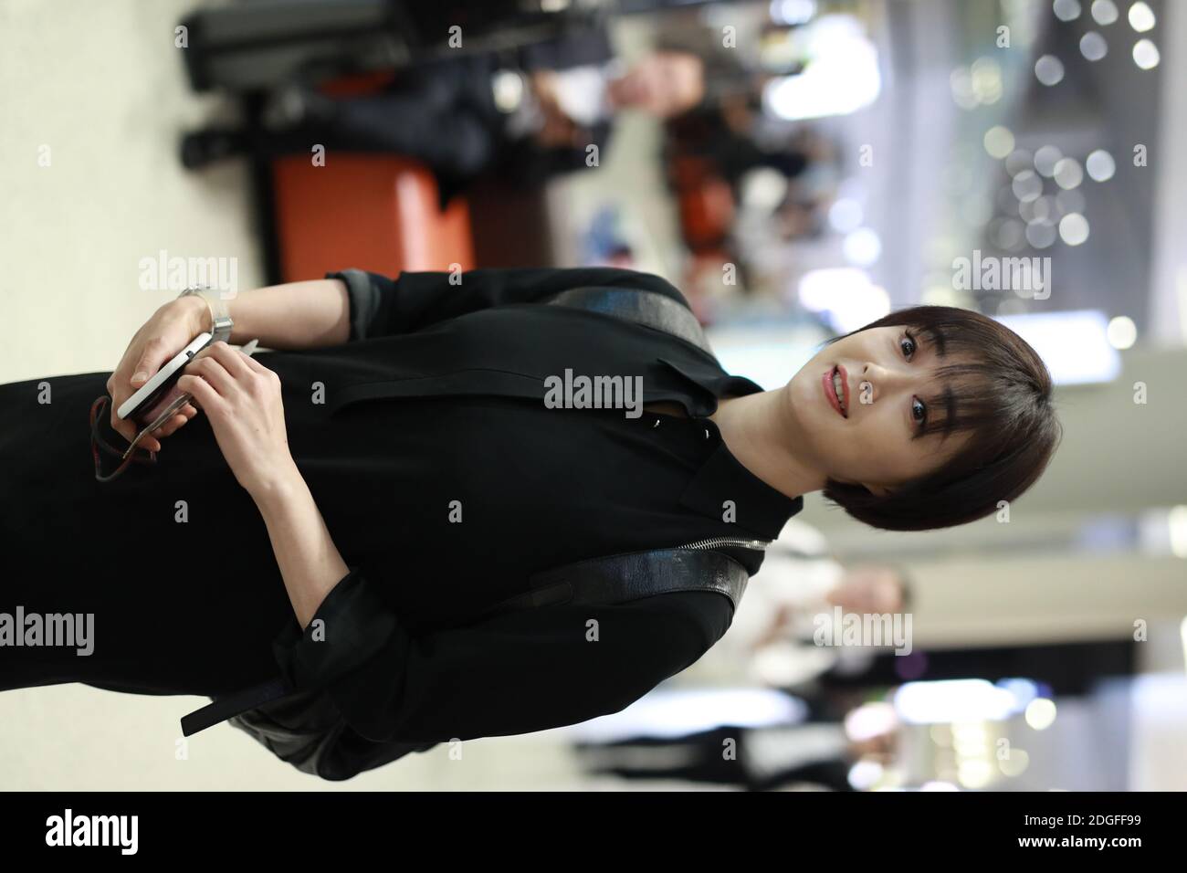 --FILE--Chinese actress Jiang Xin, also known by her English name Rulu ...