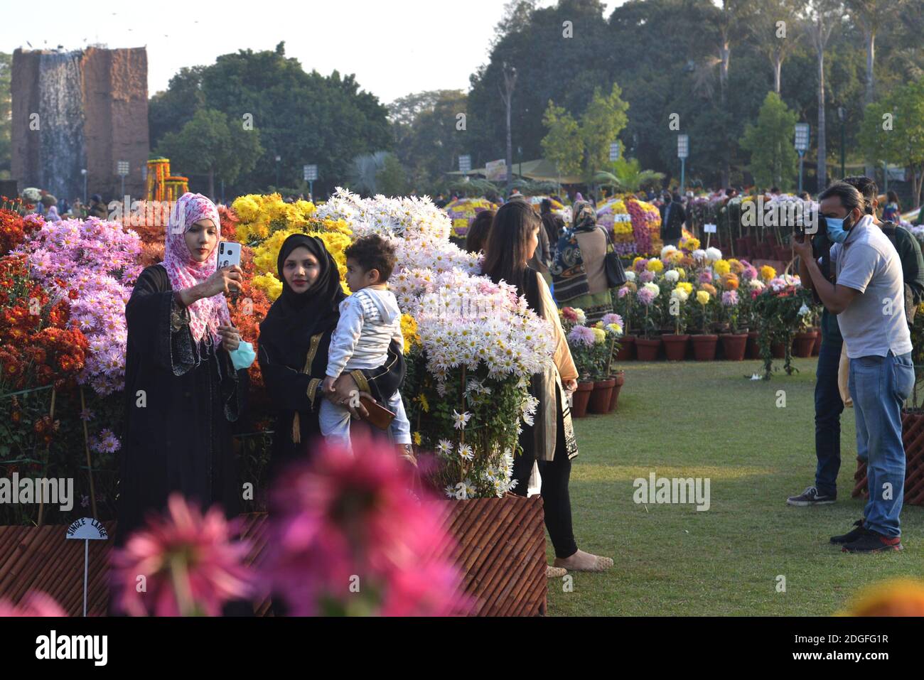 Pakistani people are enjoying in Race Course Jilani Park during annual ...