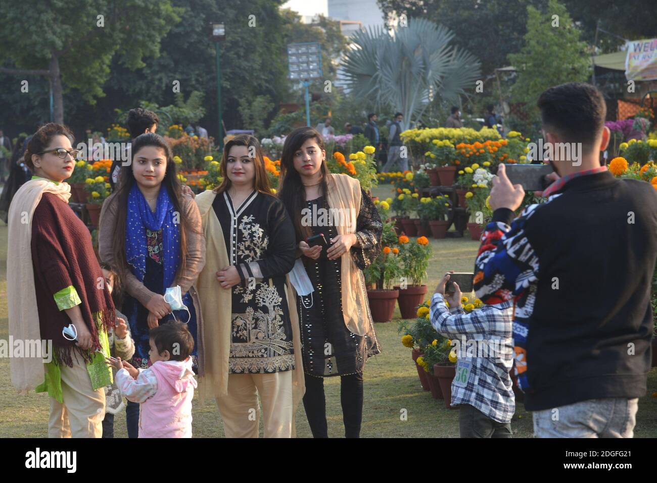 Pakistani people are enjoying in Race Course Jilani Park during annual ...