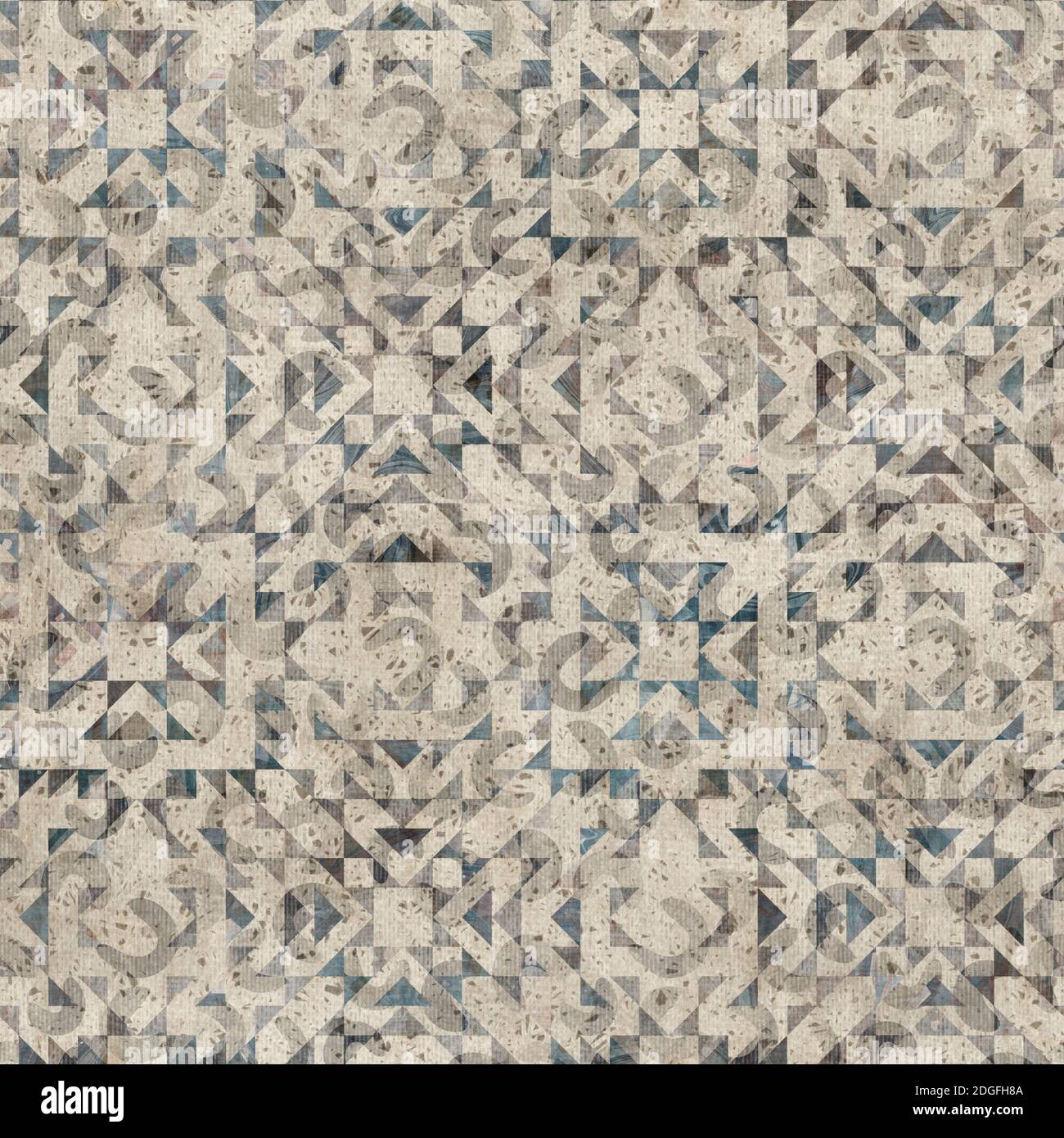 Chic formal grungy geo texture seamless pattern Stock Photo - Alamy
