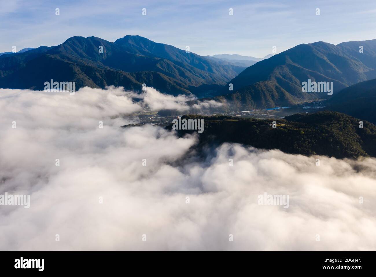 Aerial view of Puli cityscape Stock Photo - Alamy