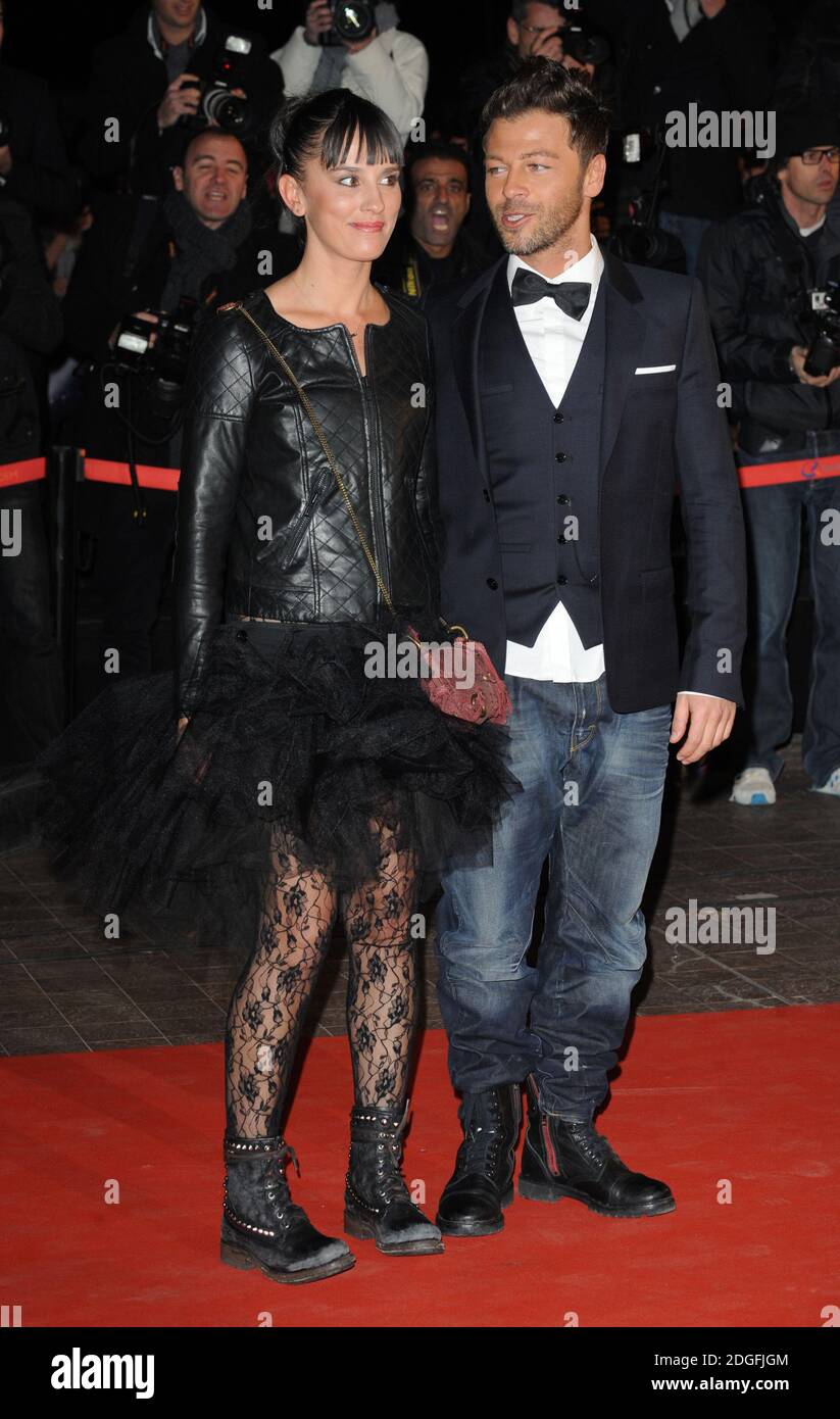 Christohe Mae and Nadege Sarron for the 2011 NRJ Awards, Palais De ...