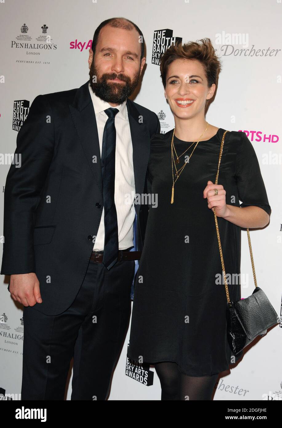 Johnny Harris and Vicky McLure arriving for the South Bank Sky Arts ...