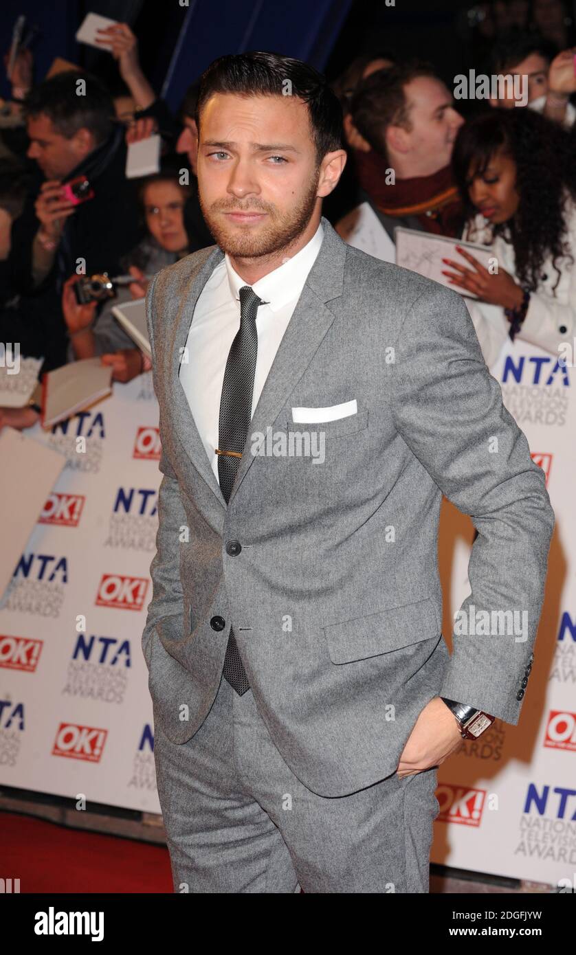 Matt Di Angelo arriving at the National Television Awards 2011, the O2 ...