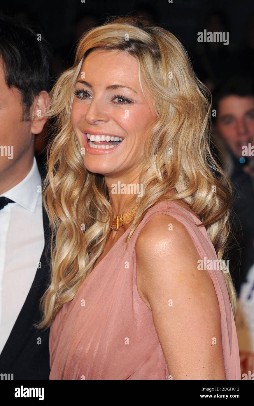 Tess Daly arriving at the National Television Awards 2011, the O2 Arena ...