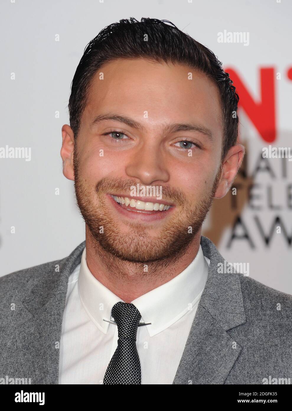 Matt Di Angelo backstage at the National Television Awards 2011, the O2 ...