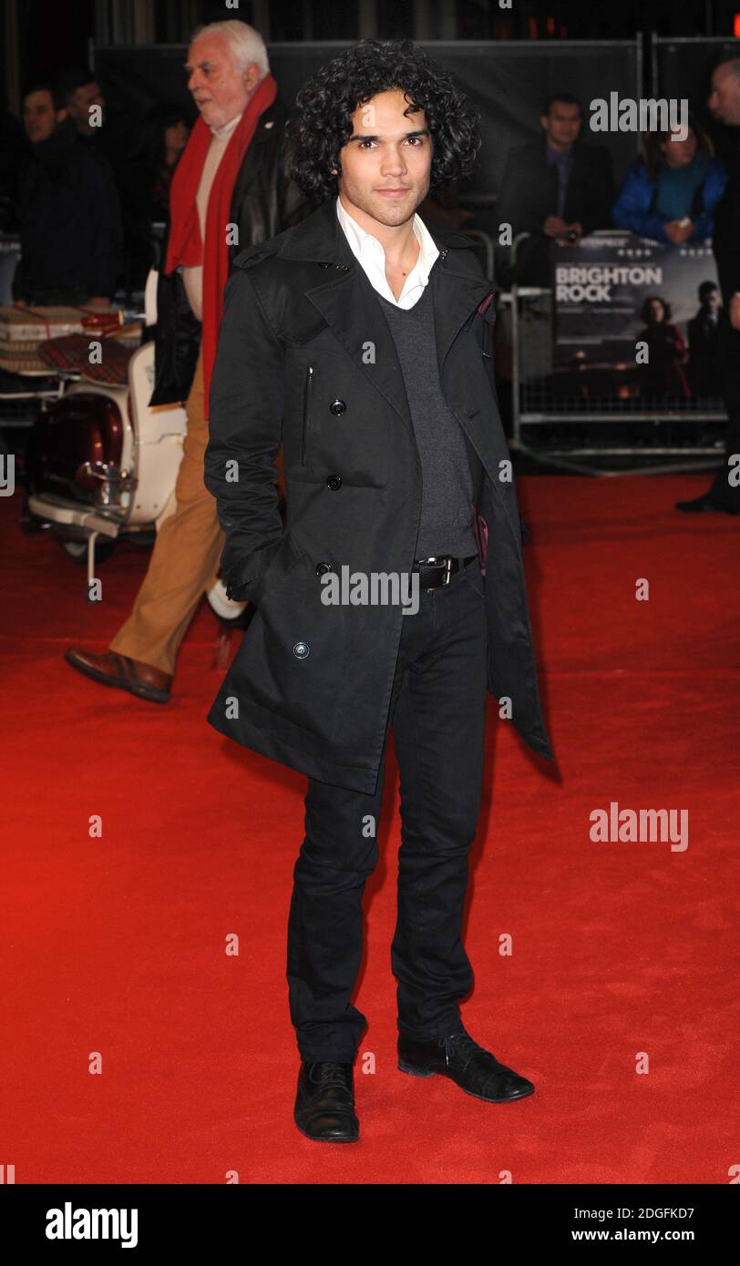 Reece Ritchie arrives for the European Premiere of Brighton Rock, Odeon ...