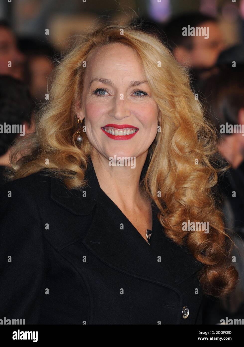Jerry Hall arriving for the European Premiere of Paul, Empire Cinema ...
