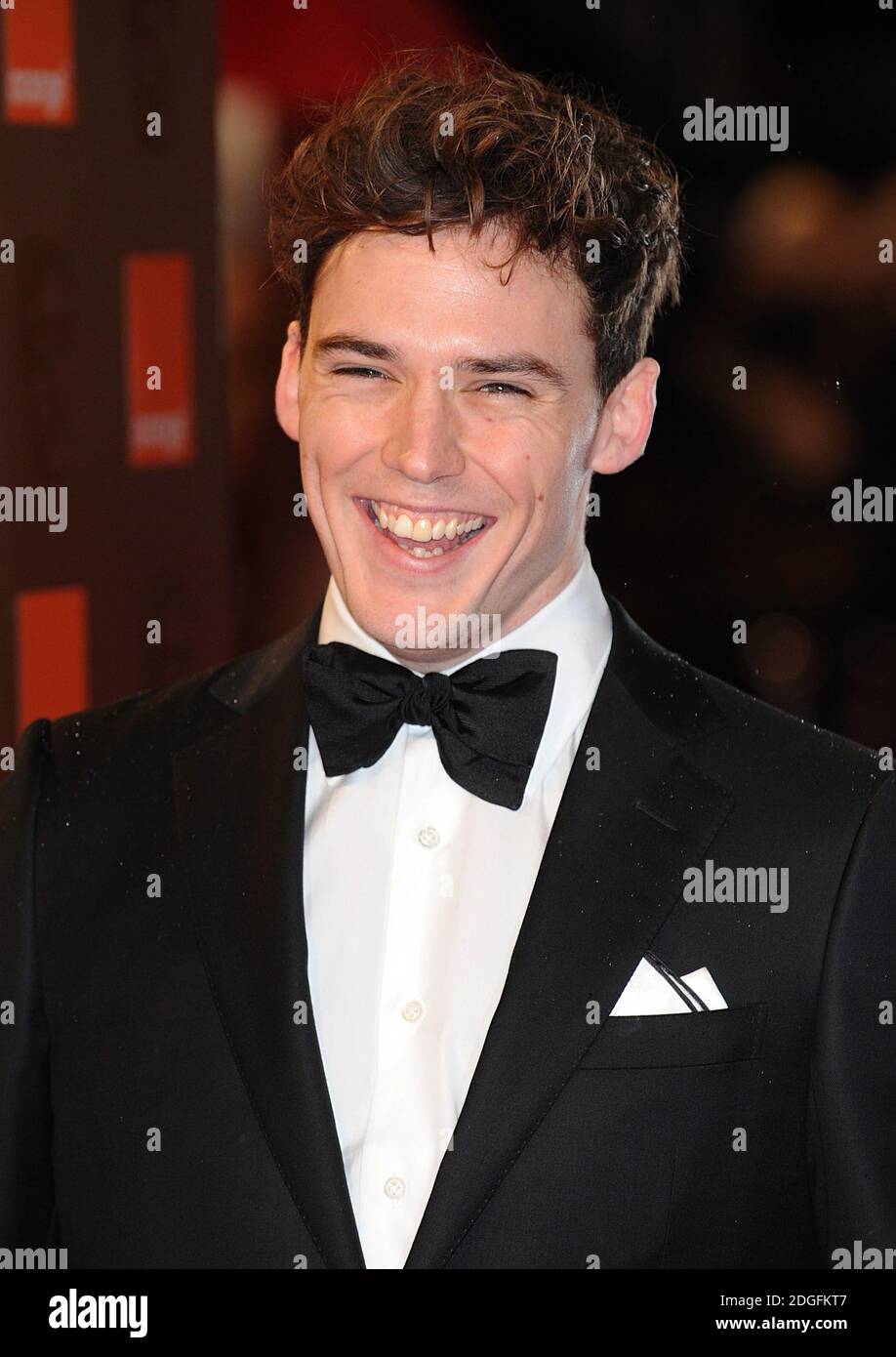 Sam Claflin arriving at the 2011 Orange British Academy Film Awards at ...