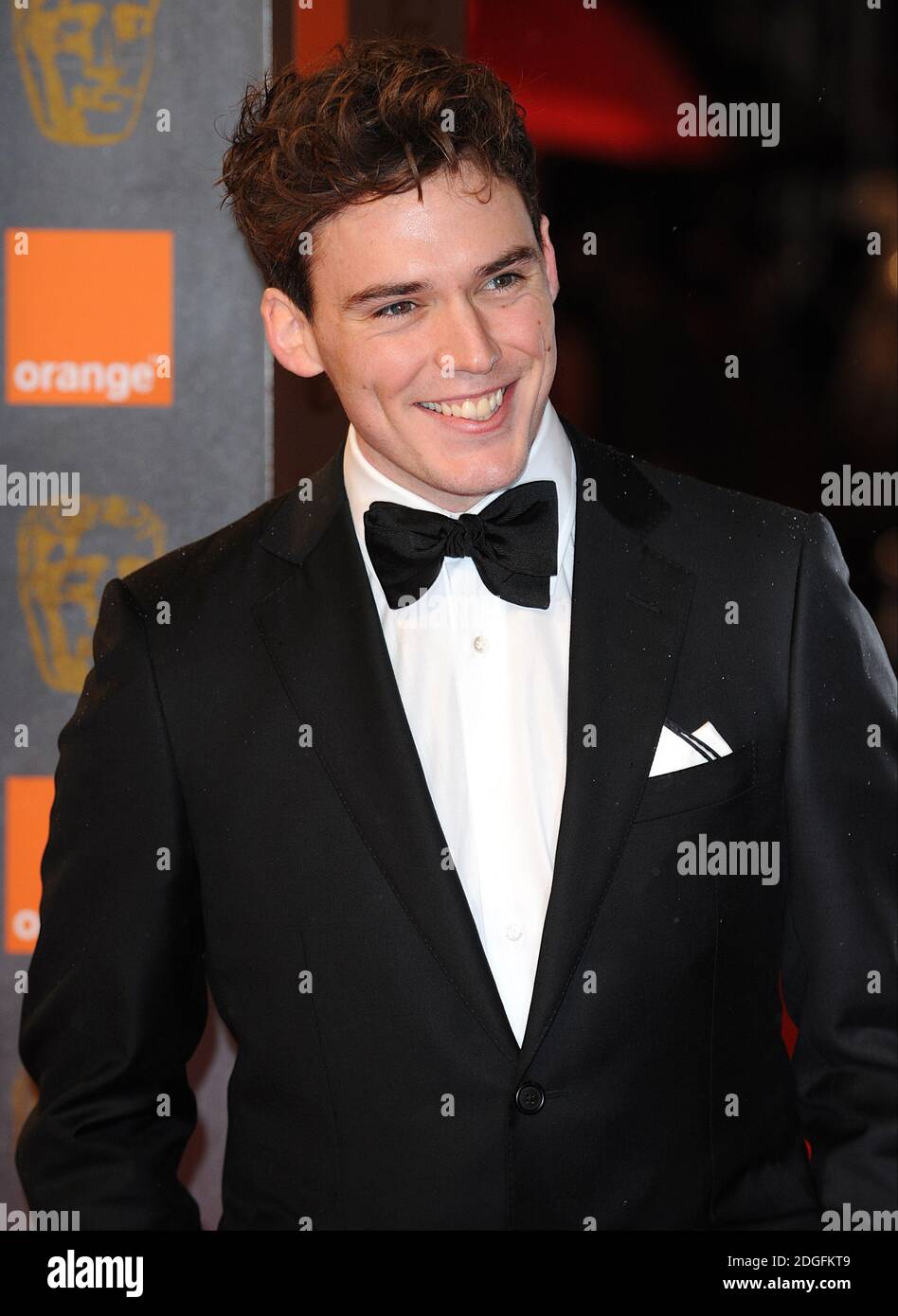 Sam Claflin arriving at the 2011 Orange British Academy Film Awards at ...