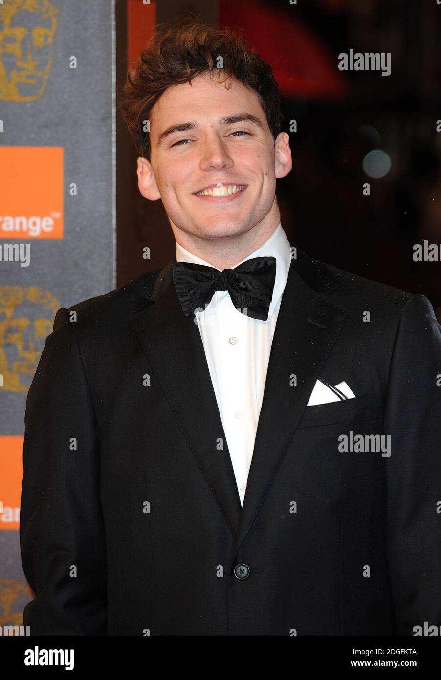 Sam Claflin arriving at the 2011 Orange British Academy Film Awards at ...