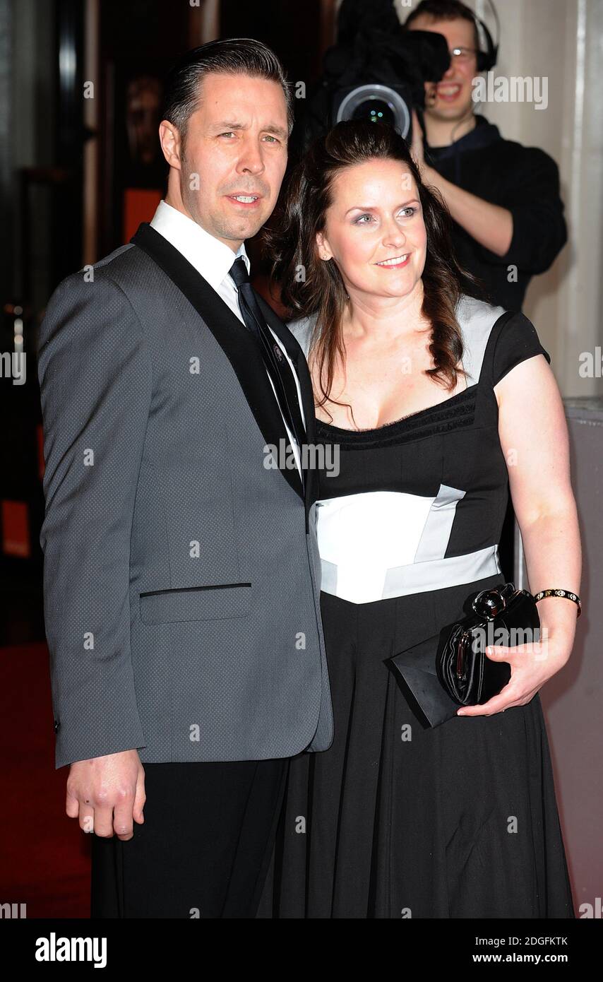 Paddy Considine and guest arriving at the 2011 Orange British Academy ...