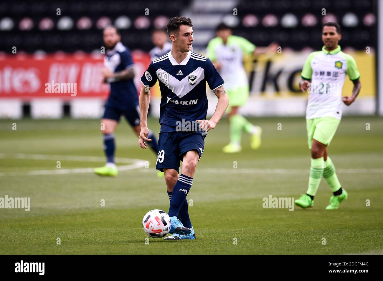 Australian professional footballer Dylan Ryan of Melbourne Victory F.C ...
