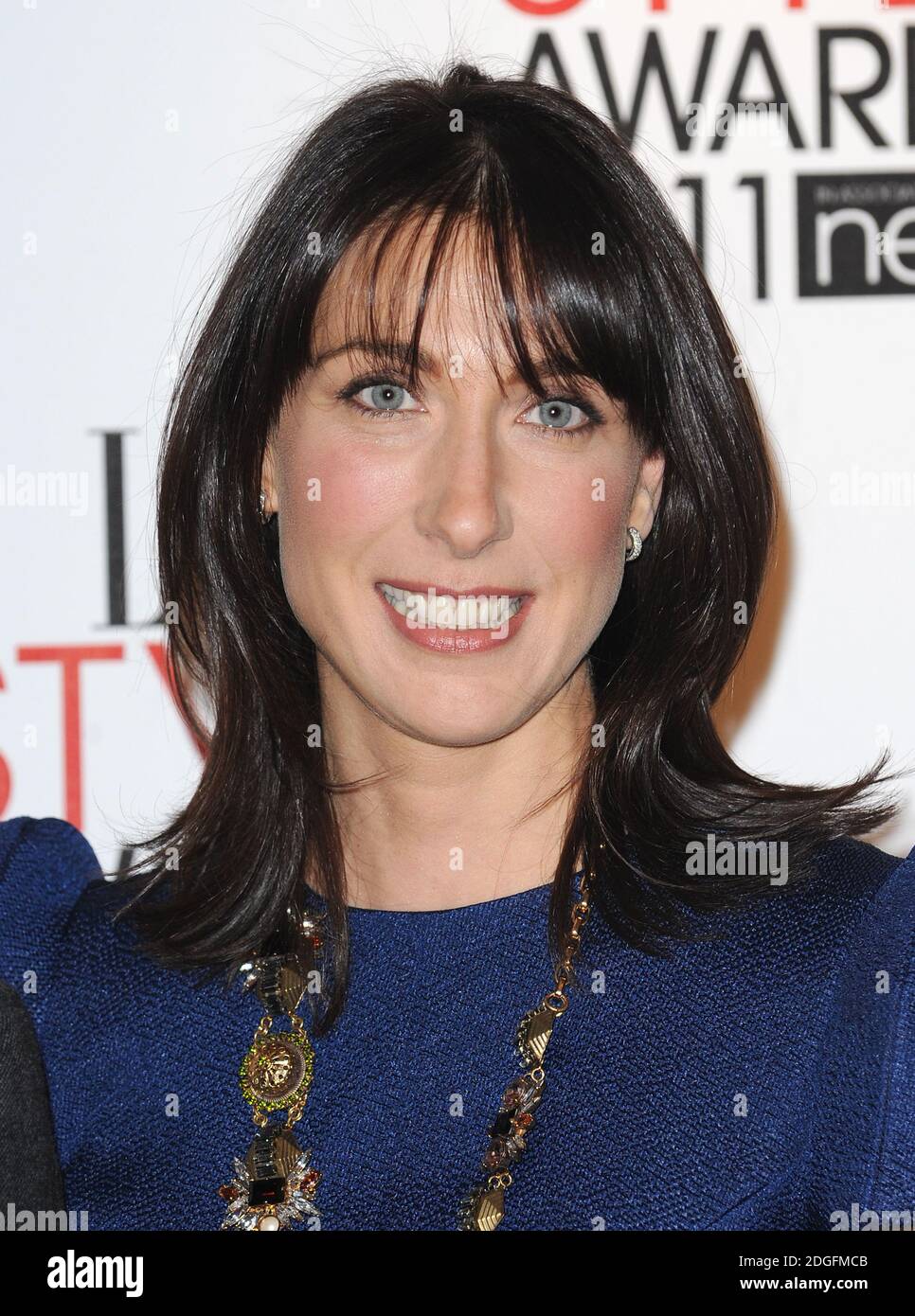 Samantha cameron elle style awards grand connaught rooms hi-res stock ...