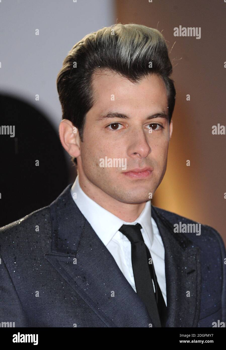 Mark Ronson arriving for the 2011 Brit Awards at the O2 Arena, London ...