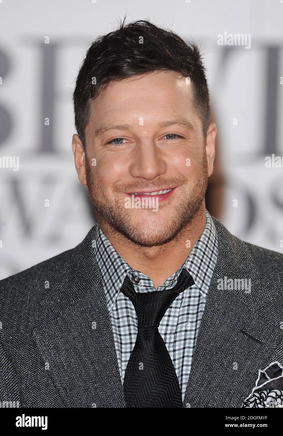 Matt Cardle arriving for the 2011 Brit Awards at the O2 Arena, London ...