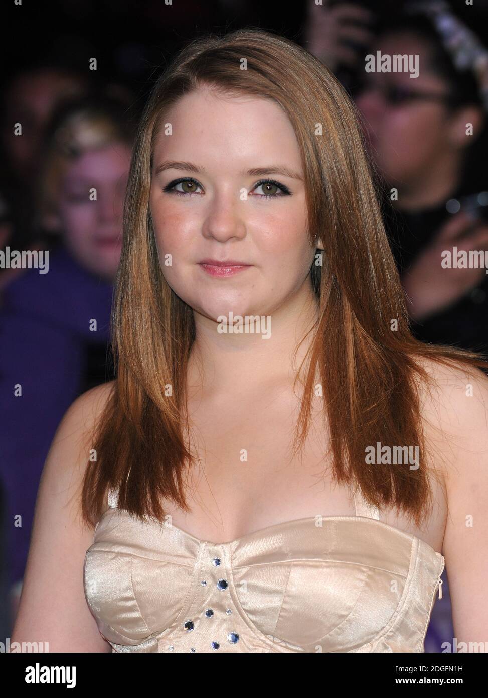 Lorna Fitzgerald arriving at the European Premiere of the Justin Bieber ...