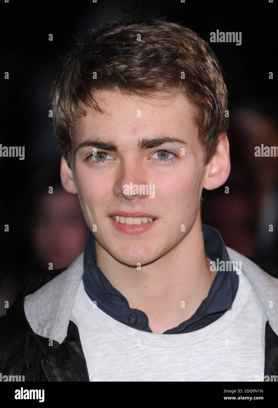 Thomas Law arriving at the European Premiere of the Justin Bieber movie ...
