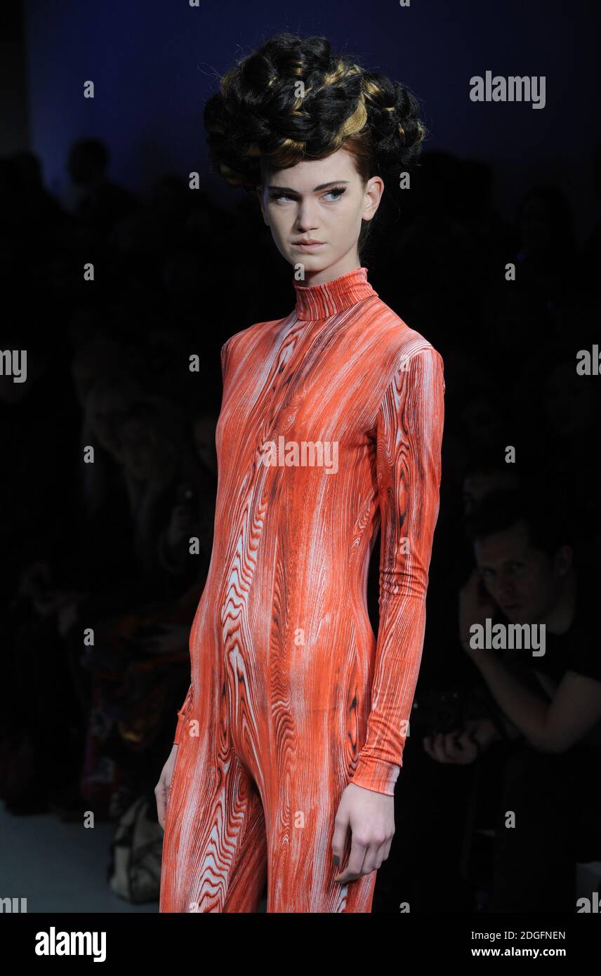 A Model At The Pam Hogg Catwalk Show On Off Venue Covent Garden Part