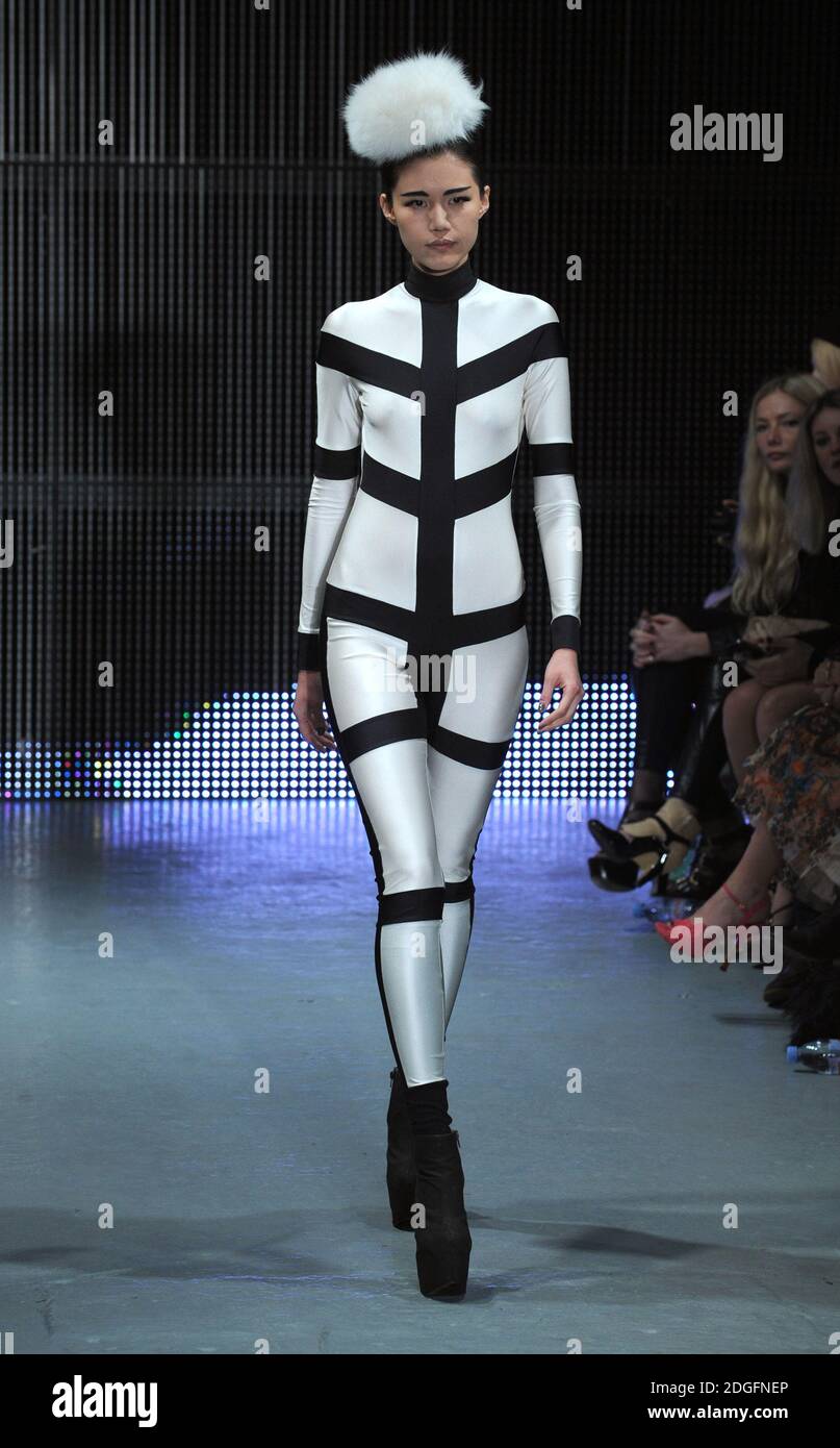 A Model At The Pam Hogg Catwalk Show On Off Venue Covent Garden Part