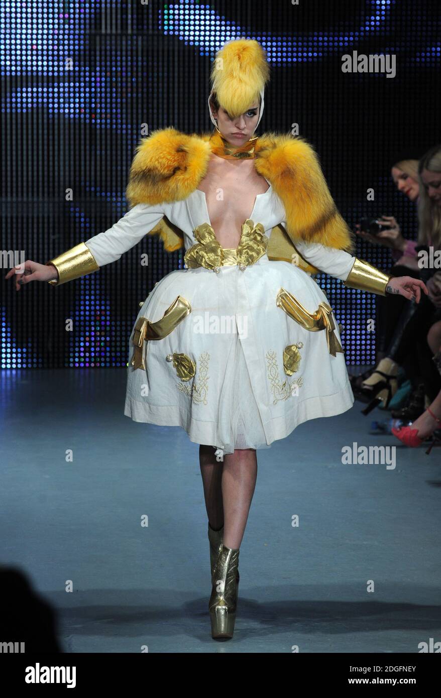 Alice Dellal At The Pam Hogg Catwalk Show On Off Venue Covent Garden