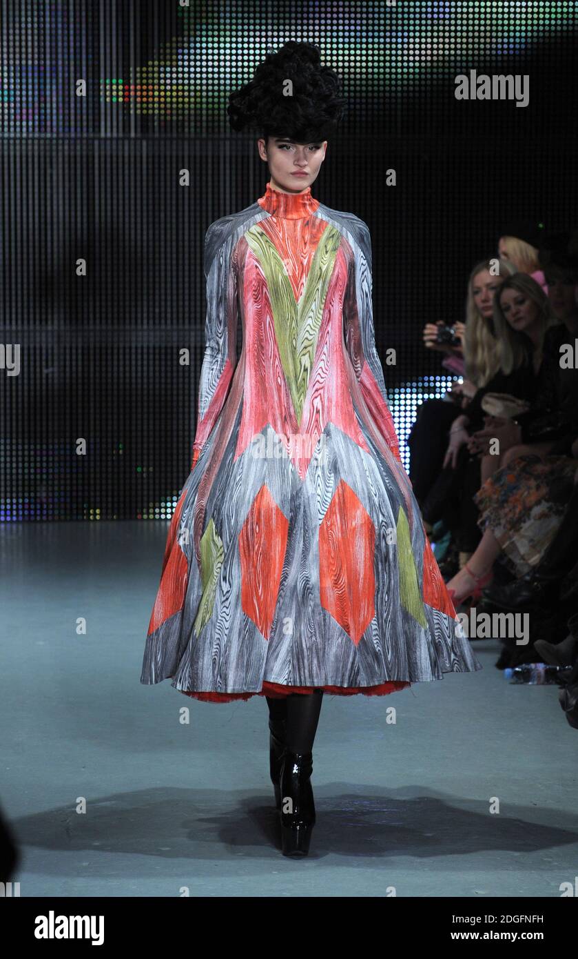 A Model At The Pam Hogg Catwalk Show On Off Venue Covent Garden Part