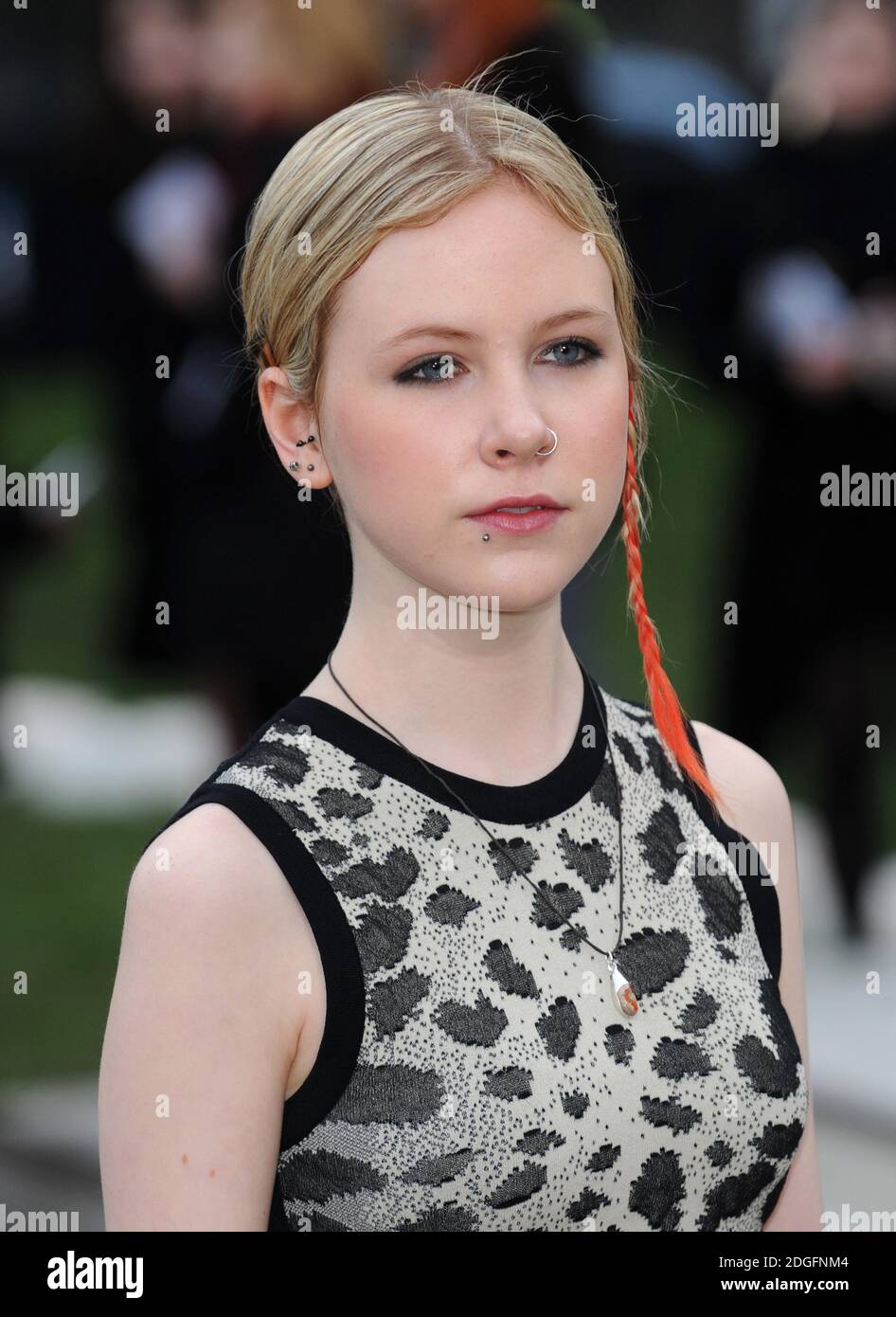 Misty Miller at the Burberry Prorsum Show, Queens Gate, Hyde Park, part ...