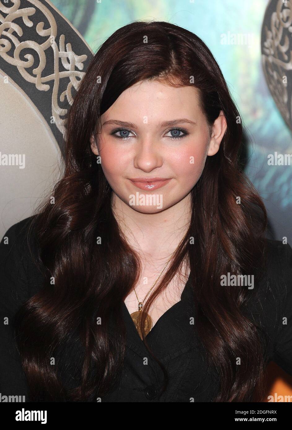Abigail Breslin attending the Rango photocall, Claridges Hotel, London ...