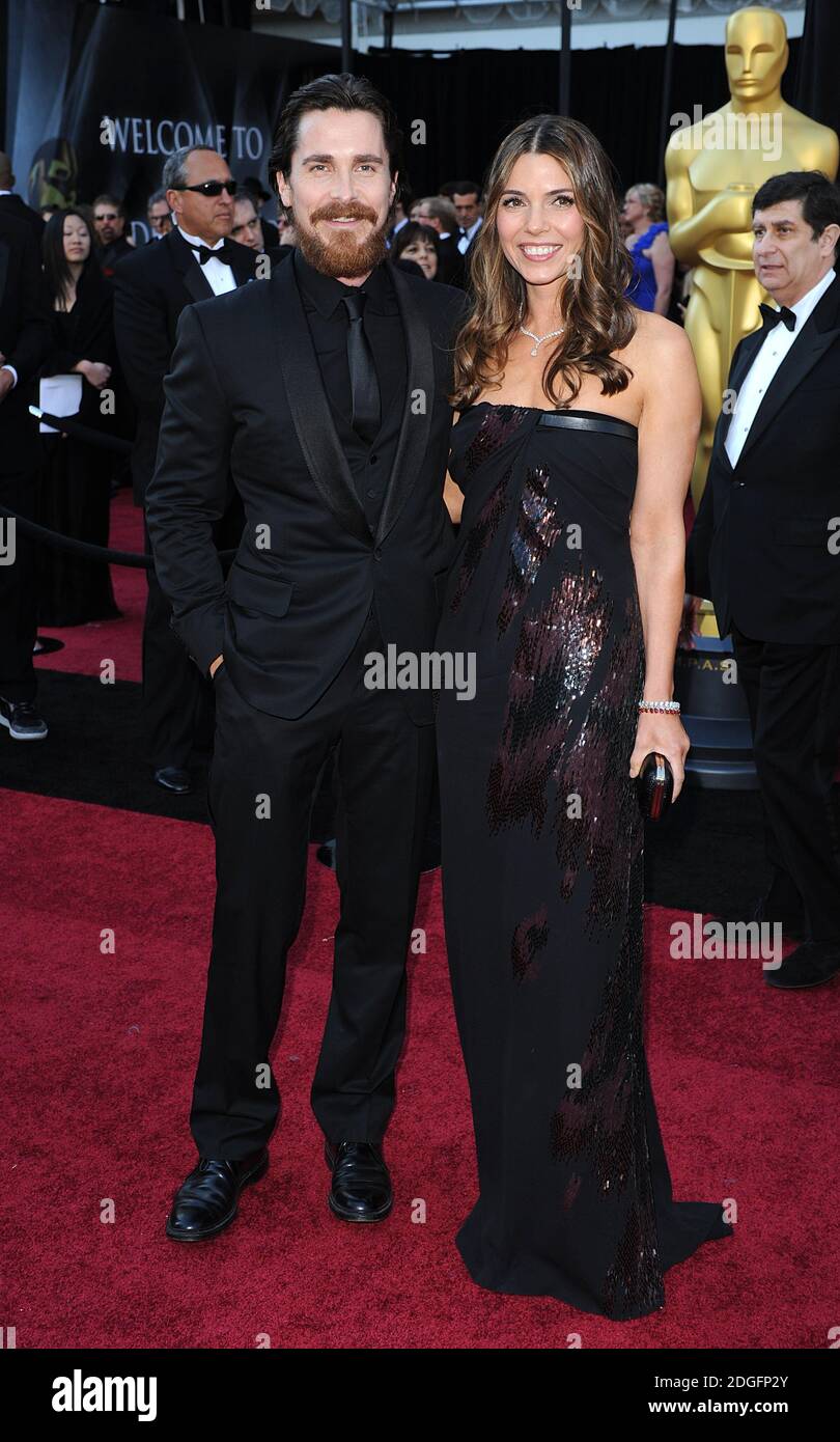 Christian Bale and Sibi Bale arriving for the 83rd Academy Awards at ...