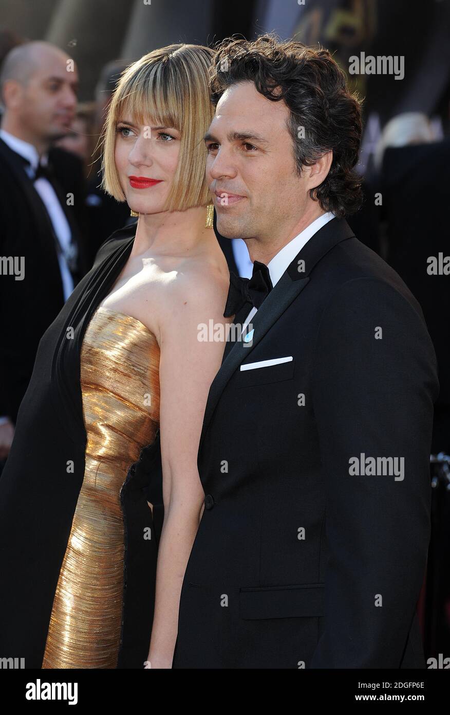 Sunrise Coigney and Mark Ruffalo arriving for the 83rd Academy Awards ...