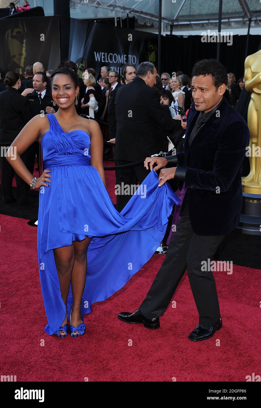 Actor Mario Van Peebles and guest arriving for the 83rd Academy Awards ...