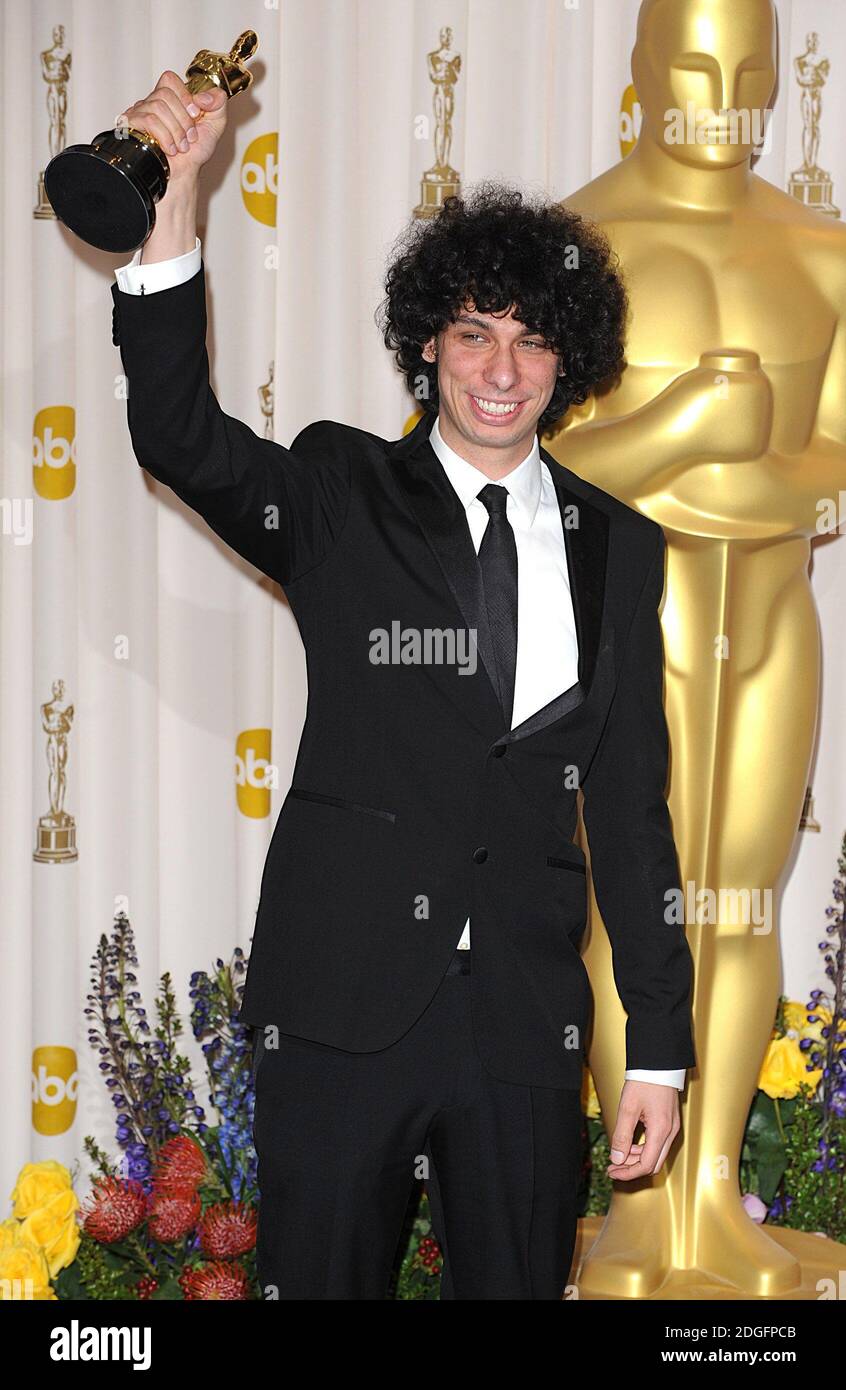 Luke Matheny with the Best Live Action Short award, received for God of ...