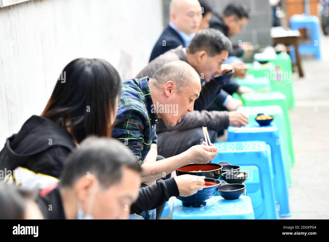Plastic stools china hi-res stock photography and images - Alamy
