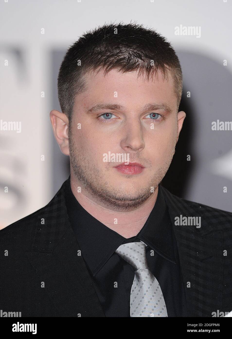 Ben Drew aka Plan B arriving for the 2011 Brit Awards at the O2 Arena ...