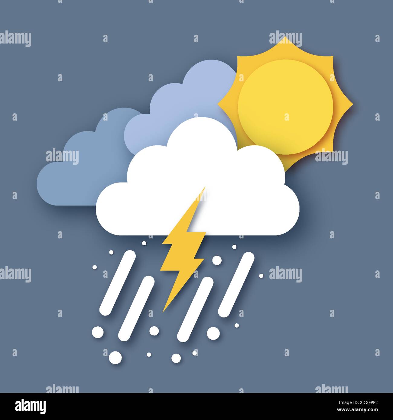 In time of rain Stock Vector Images - Alamy