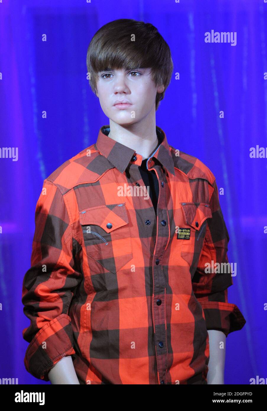 Justin Bieber waxwork during an unveiling at Madame Tussauds, London ... Justin Bieber waxwork during an unveiling at Madame Tussauds, London ...