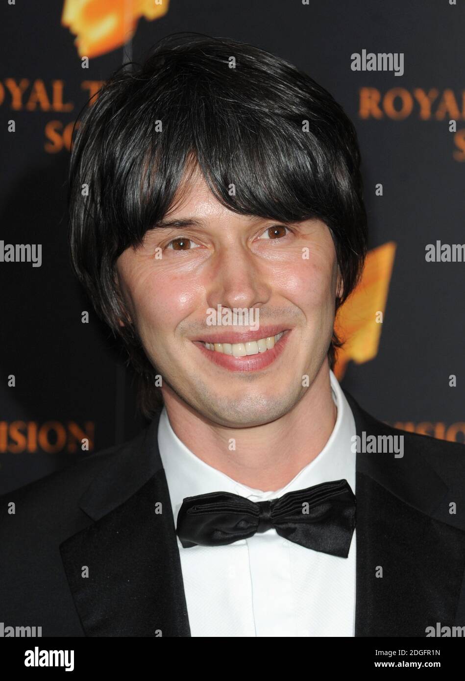 Dr Brian Cox arrives at the Royal Television Society Awards at the ...